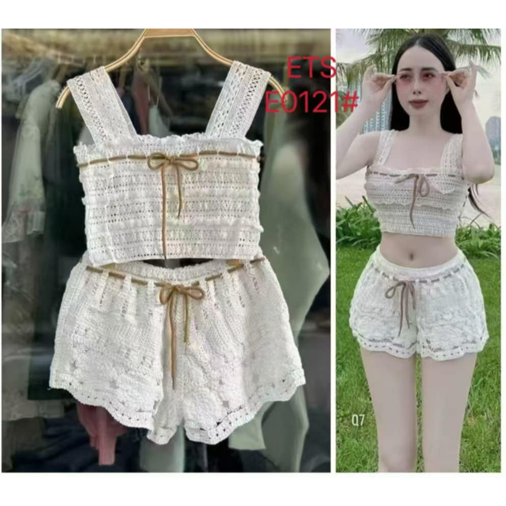 Crochet swim wear Crochet Top Summer Outfit Women Beach Swimming Attire ...