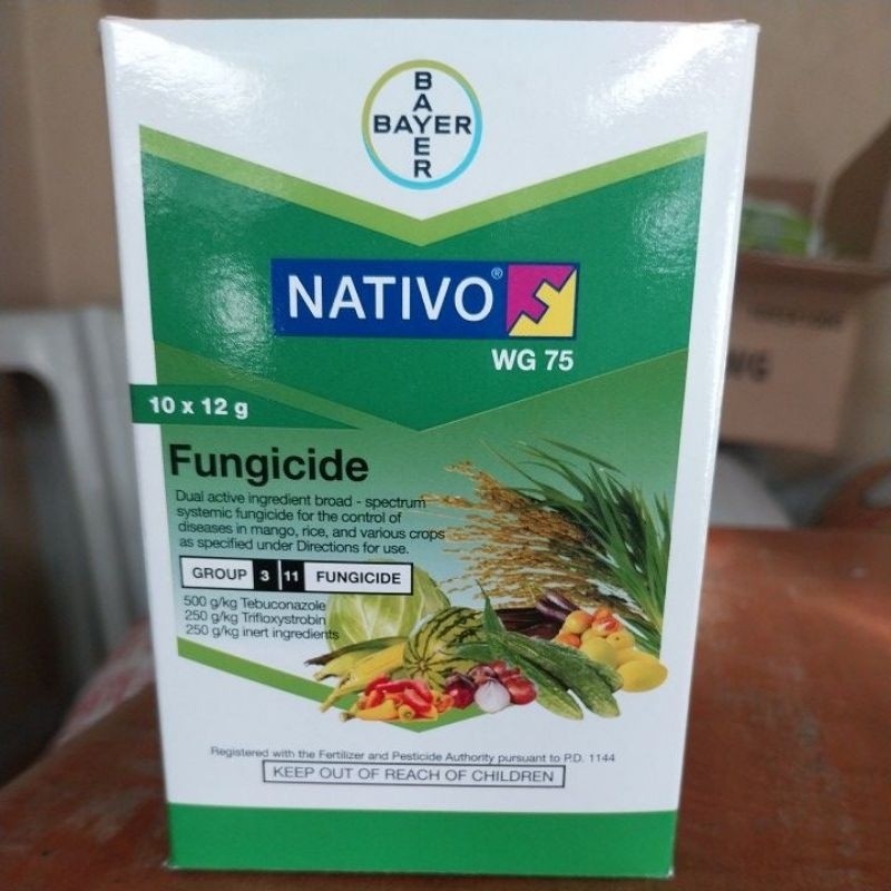NATIVO 10×12grams FUNGICIDE 75WG BAYER FUNGICIDE FPA REGISTRATION NO ...