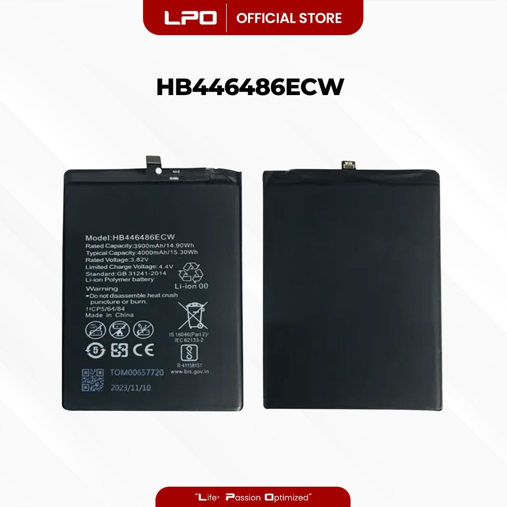 Hua. wei Y9 Prime 2019 Battery | HB446486ECW | 3.82V 15.28Wh 4000mAh ...