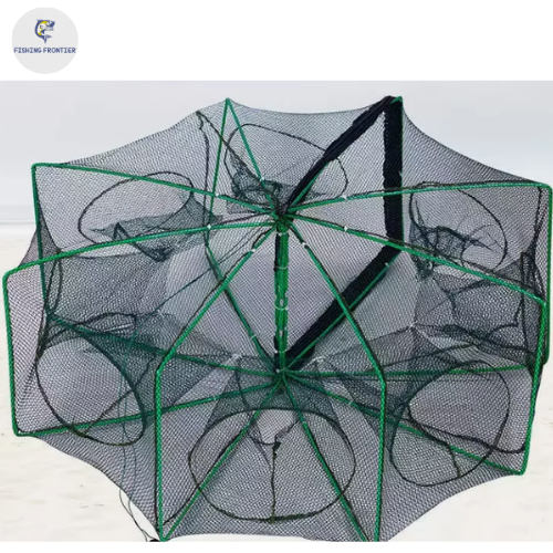 6 to 24 Holes Folded Portable Hexagon Fishing Net Crayfish Fish ...