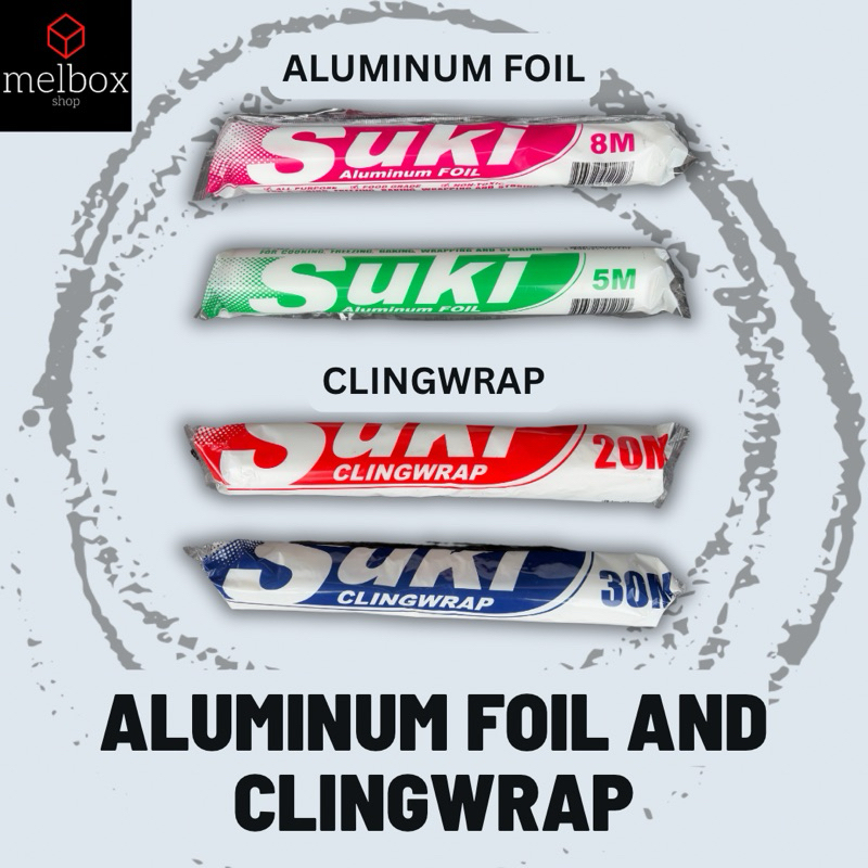 [1 roll] Aluminum Foil Clingwrap Cling Wrap Film Disposable Food ...