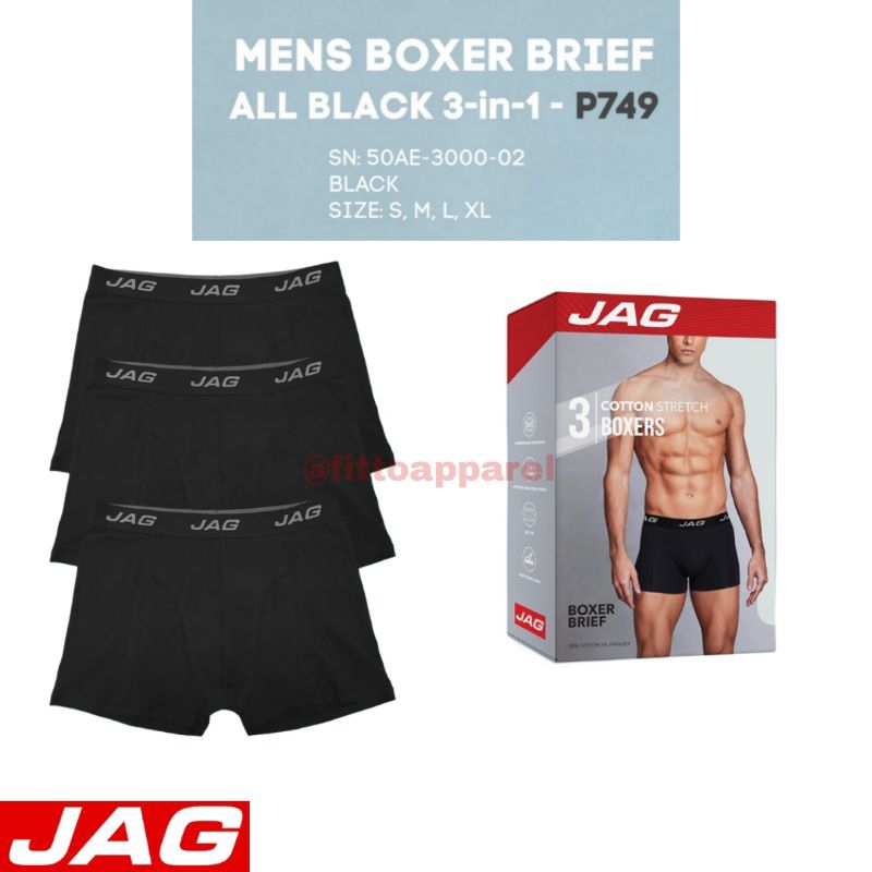 JAG Men's Boxer Brief 56b | Shopee Philippines