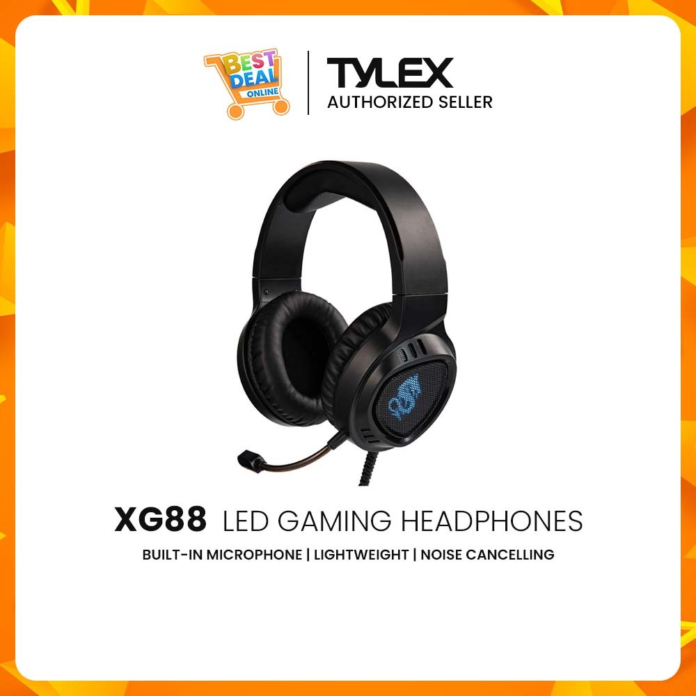 TYLEX XG88 LED Gaming Noise Cancelling Headphones With Built-In ...