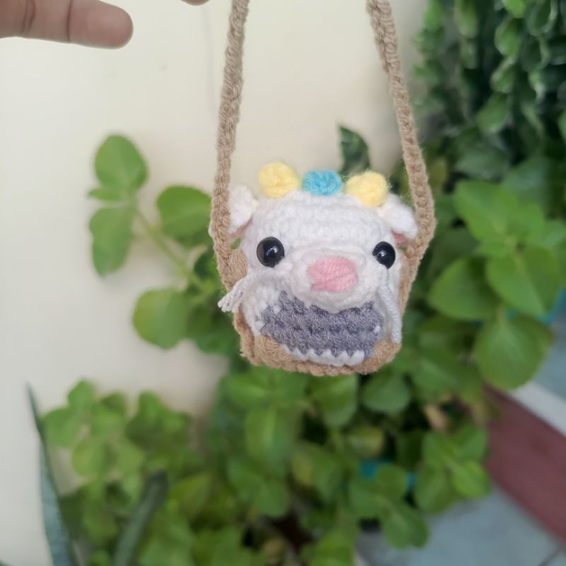 Crochet Haku Studio Ghibli Cute Crochet with Swing | Shopee Philippines