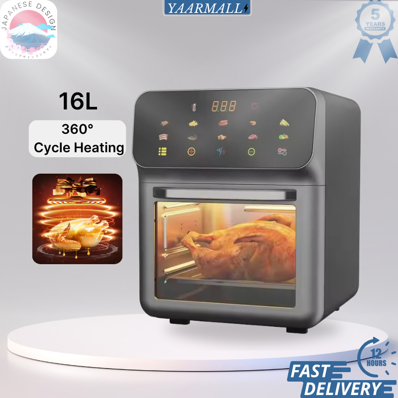 Tixx Air Fryer Oven Touch Screen Non Stick Smart Timer Multi Function ...