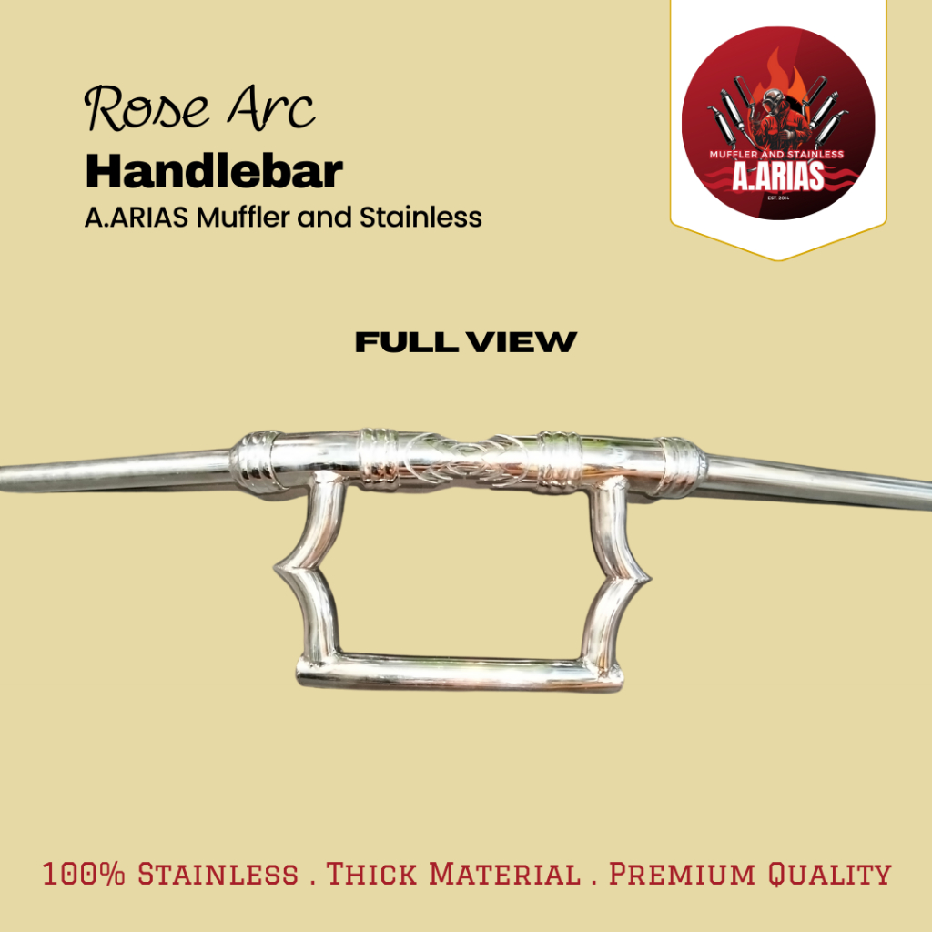 Stainless Manubela Handlebar (Rose Arc Design) | Shopee Philippines