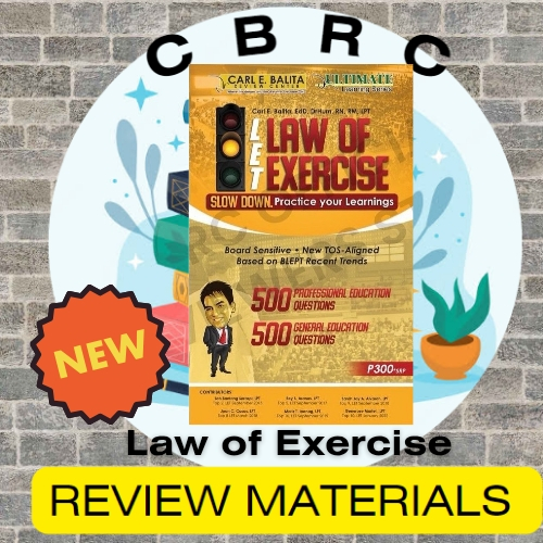 CBRC LET Reviewer 2024 Law of Exercise NEW EDITION | Shopee Philippines