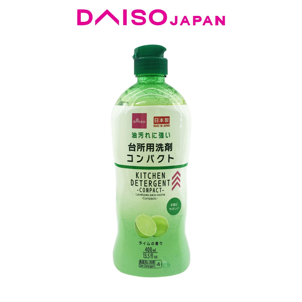 Daiso Compact Kitchen Detergent Lime Scent 400ml | Shopee Philippines