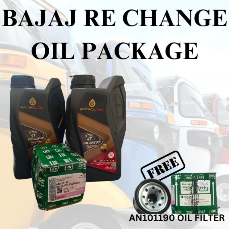 Bajaj Re Change oil Package | Shopee Philippines