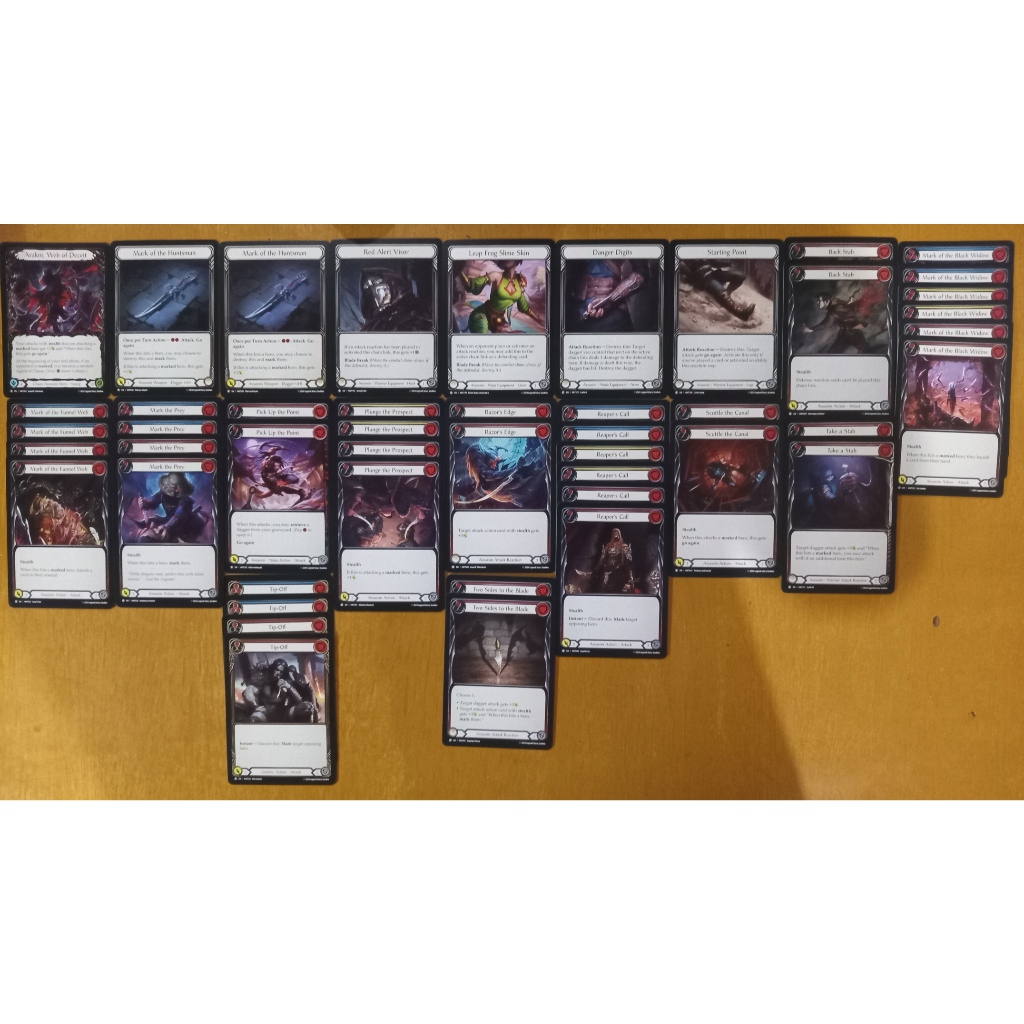 FAB Arakni, Web of Deceit Commoner Blitz Chaos Assassin Deck Flesh and ...