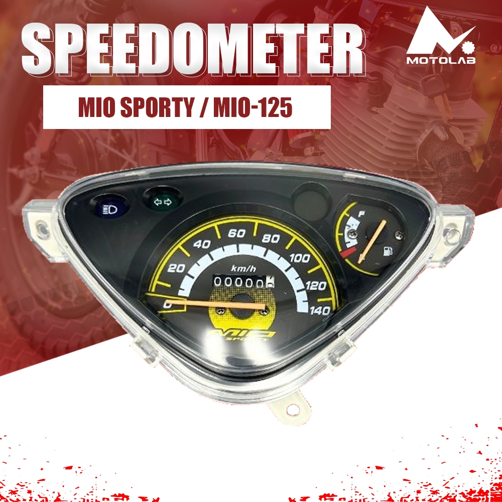 Motolab Motorcycle Speedometer Gauge for MIO, RUSI, TMX, CT-100 High ...
