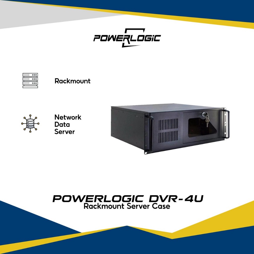 Powerlogic Dvr 4u Rackmount Server Case Chassis Casing Network Data Server Cabinet Rack 4u