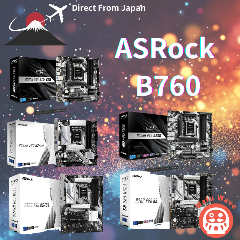 ASRock Motherboard B760 Pro WiFi, RS/D4, RS | Shopee Philippines