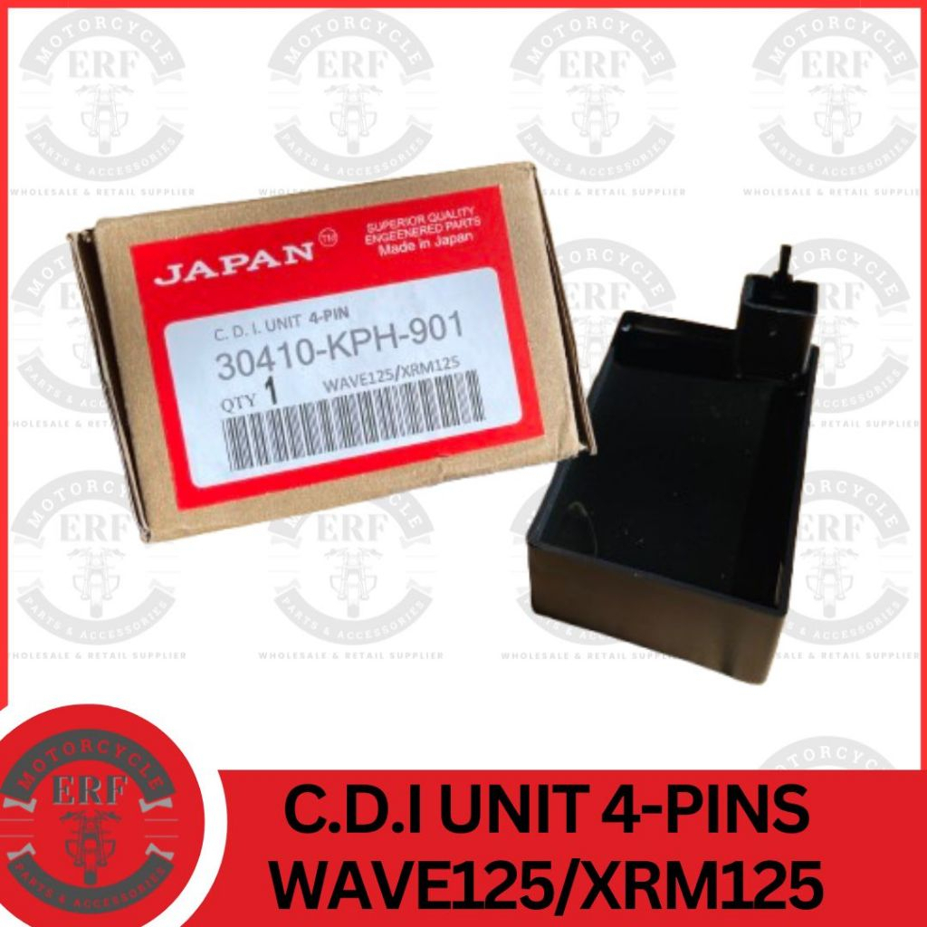 CDI UNIT 4 PINS WAVE125/XRM125 JAPAN MADE | Shopee Philippines