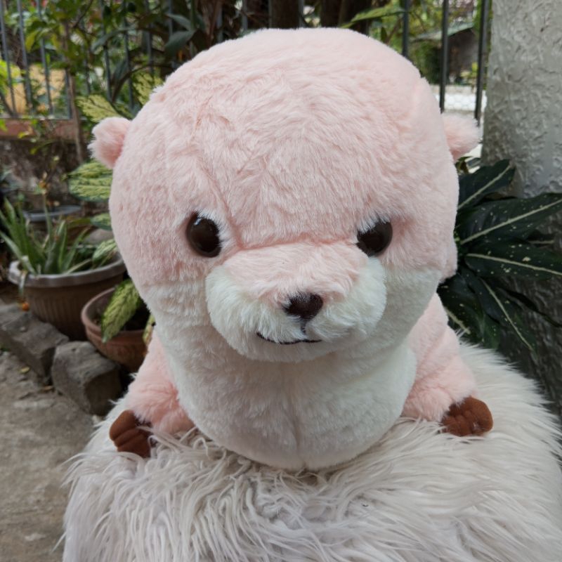 AMUSE Kuttari OTTER Fluffy Japan Plush Toy | Shopee Philippines