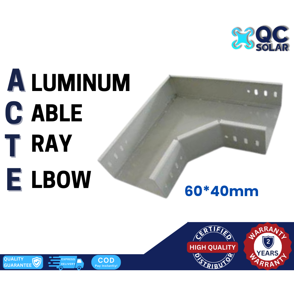 QC SOLAR Heavy Duty ALUMINUM CABLE TRAY ELBOW 90Degree Welded Elbow ...