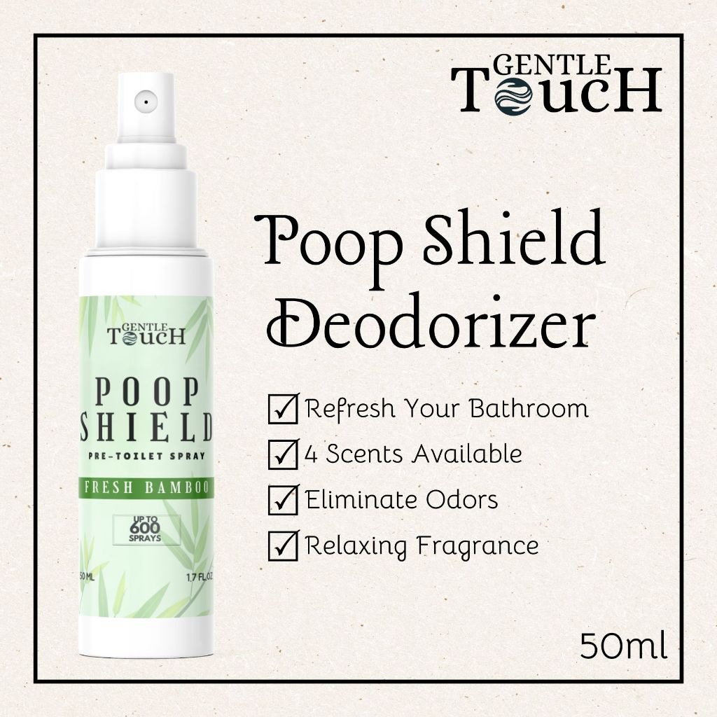 Gentle Touch Poop Shield Toilet Spray, Odor Eliminator, Poop spray ...