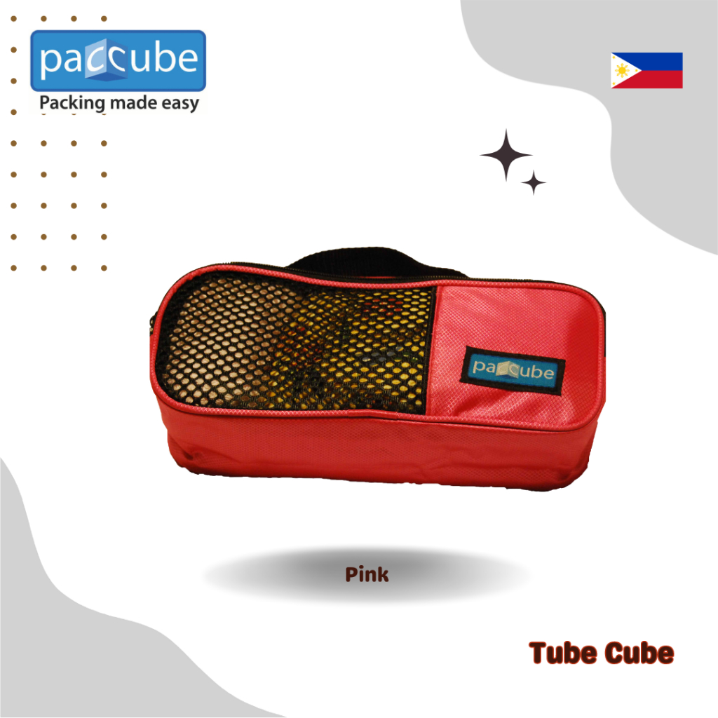 PACCUBE PINK Tube Cube | Packing Cube | Travel Organizer | Luggage ...