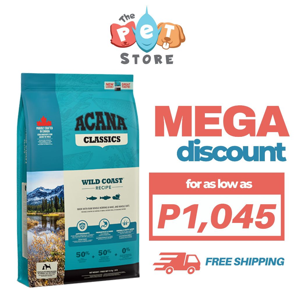 Acana Wild Coast Dry Dog Food 2kg | Shopee Philippines