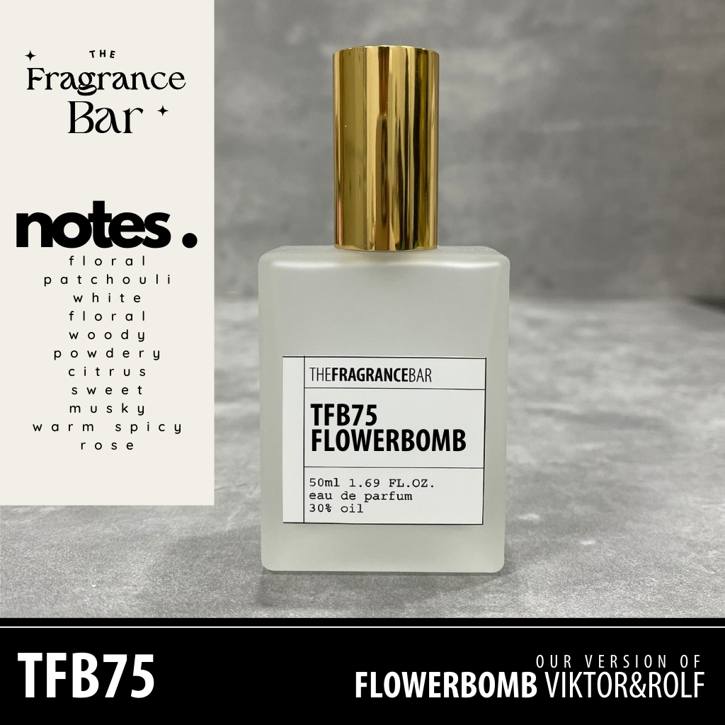 TFB75 Flowerbomb for women 50ml 30% oil based by The Fragrance Bar ...
