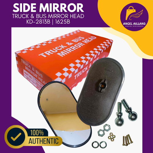 SIDE MIRROR KD-2813/TH-1625B (4x8) Truck and Bus Mirror Head Black ...
