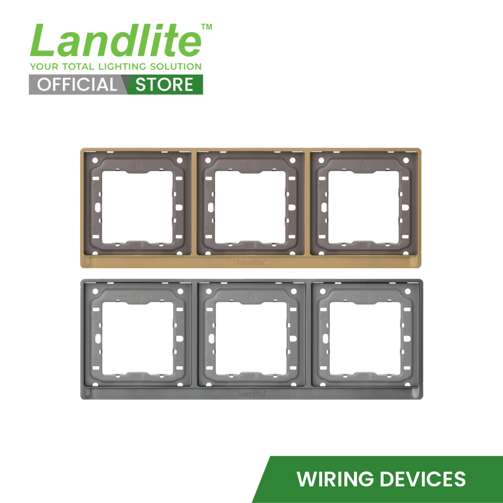 Landlite Wiring Devices (LWD-Q6-3FR--GRY/CPG) | Shopee Philippines