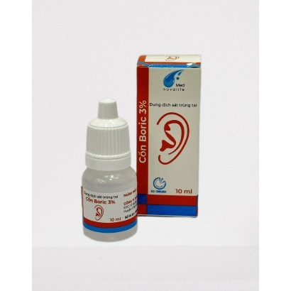 Ear Disinfectant Solution Boric Alcohol 3% Med Novalife 10ml bottle ...