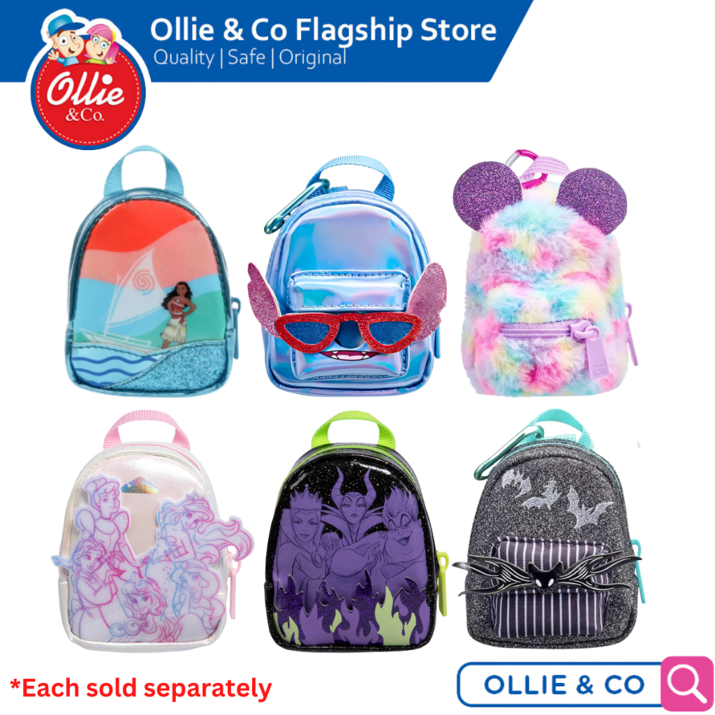 Real Littles Disney S8 Mini Backpack Assortment w/ 6 Stationery ...