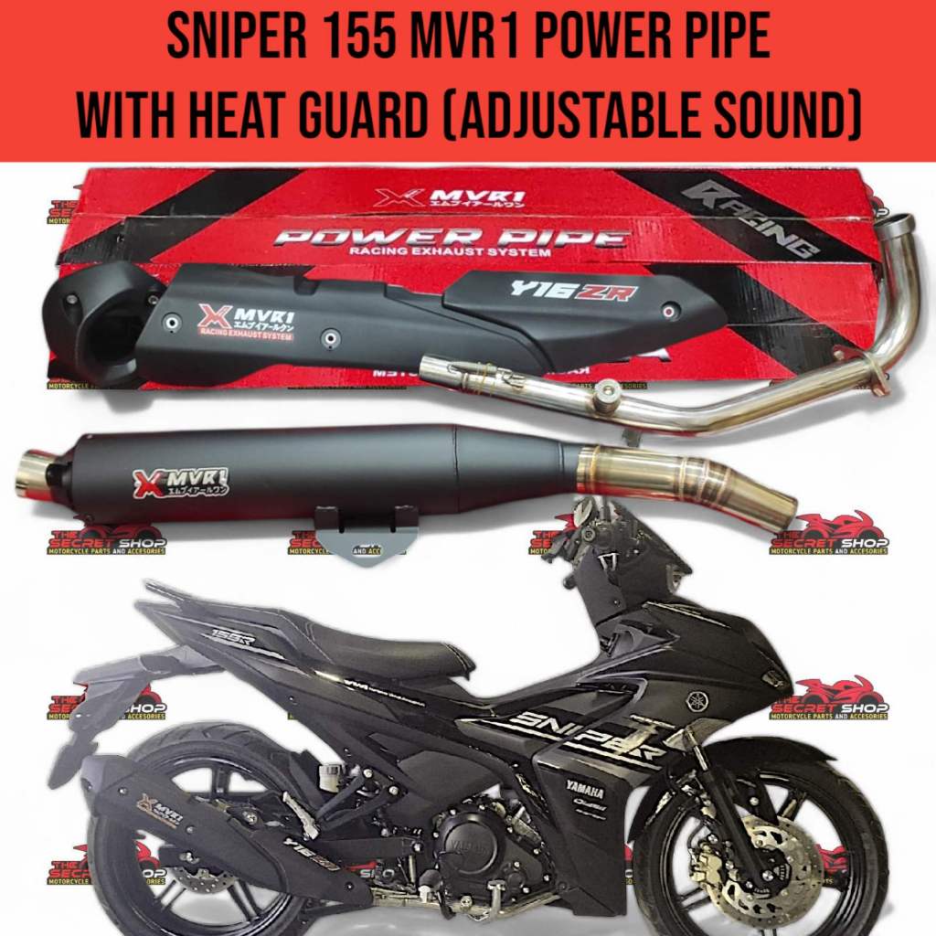 MVR1 POWER PIPE FOR SNIPER 155vva Adjustable Sound | Shopee Philippines