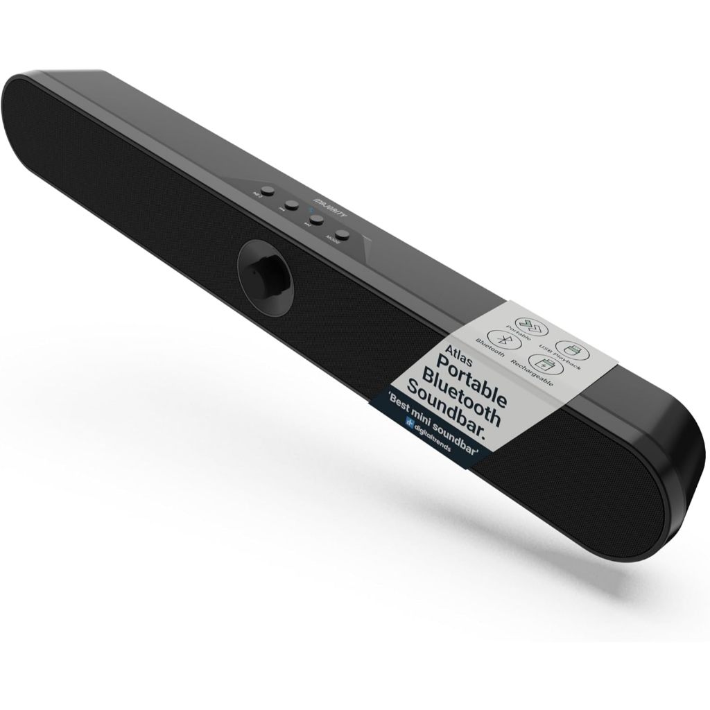 MAJORITY Atlas Portable Bluetooth Soundbar for Desktop, Laptop, TV ...