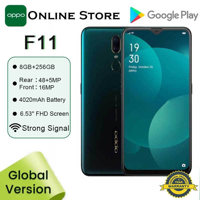 Original OPP F11 Android Phone SmartPhone 8GB+256GB Cellphone 6.5 inch ...