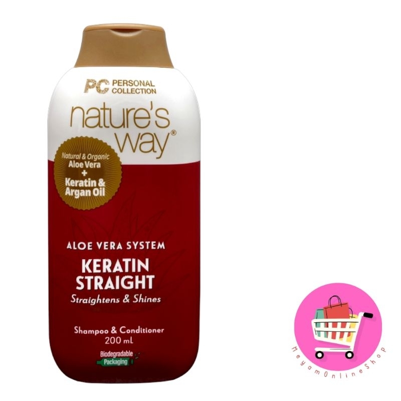 Nature's Way Keratin Straight shampoo 200 ml | Shopee Philippines