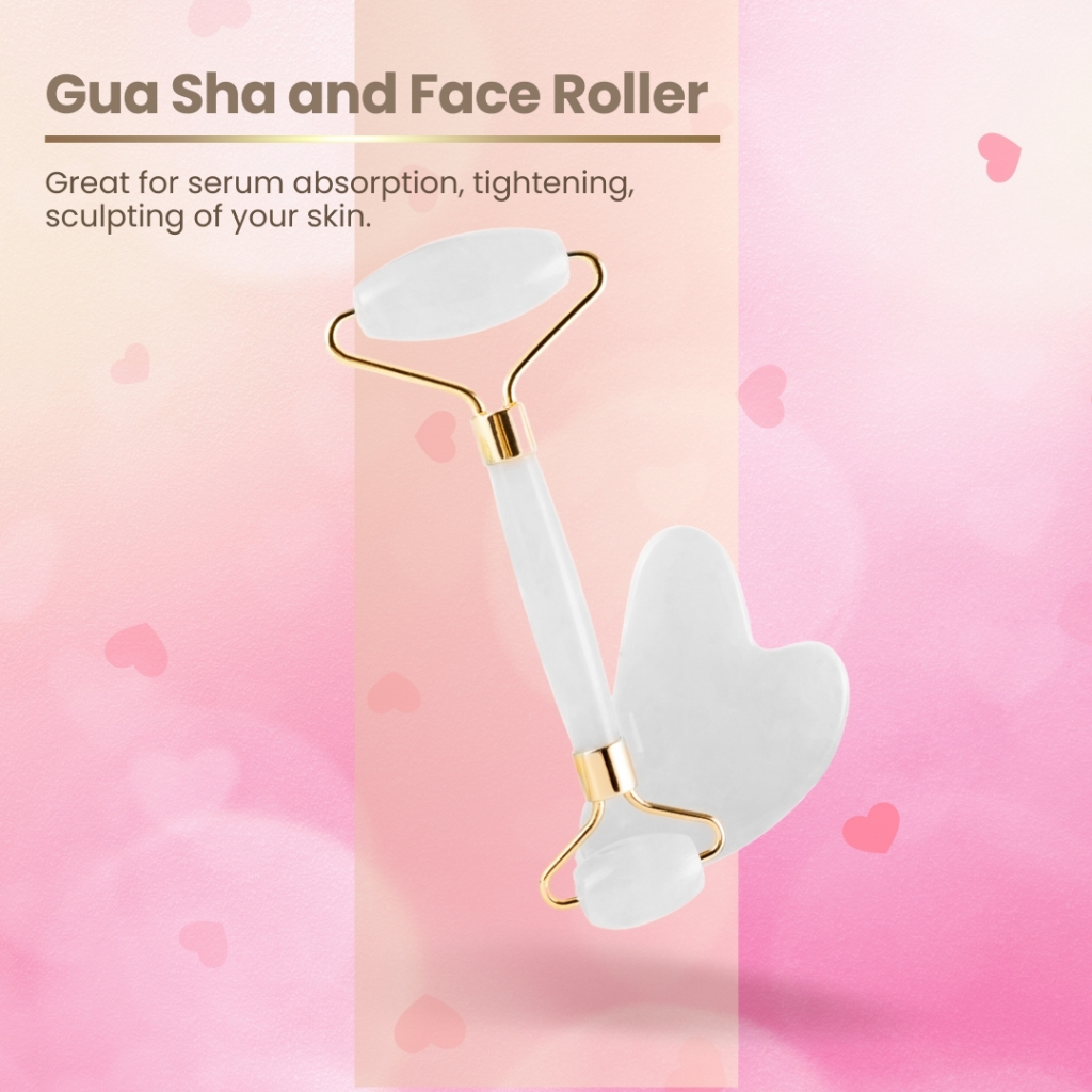 Gua Sha and Facial Roller | Shopee Philippines