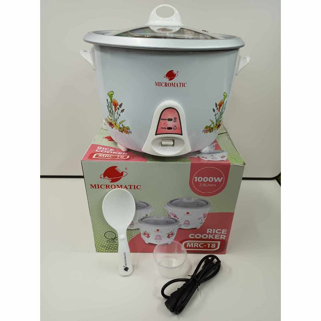 ORIGINAL MICROMATIC RICE COOKER MRC-18 2.8L (18 CUPS) | Shopee Philippines