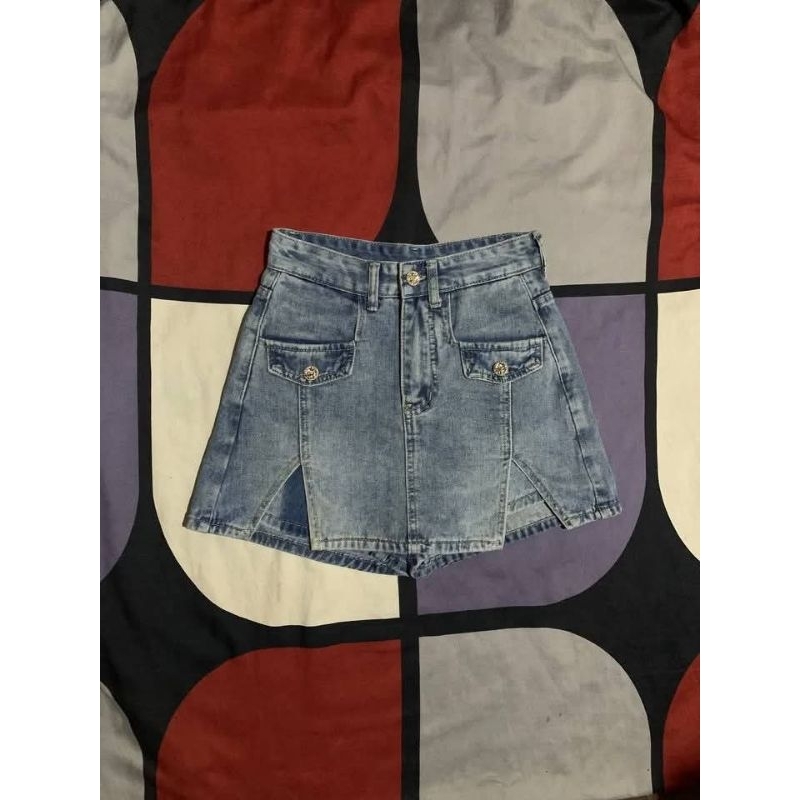 Sheniah Items Live Check Out Premium Denim Skirt and Skort | Shopee ...