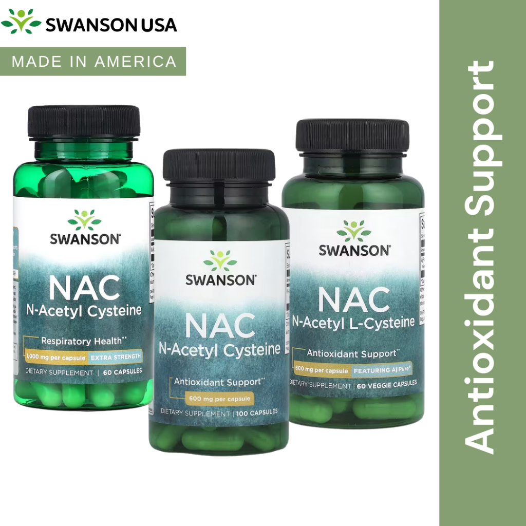 Swanson, NAC N-Acetyl Cysteine ( Supports Liver Health ) | Shopee ...