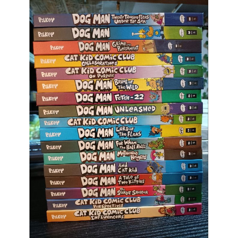 DOG MAN BOOK SERIES by DAV PILKEY (HARDCOVER) | Shopee Philippines