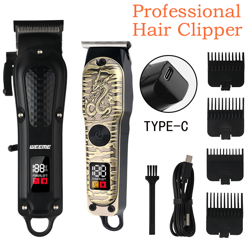 Original Hair Clipper Men's Professional Cordless Trimmer Hair Cutting ...