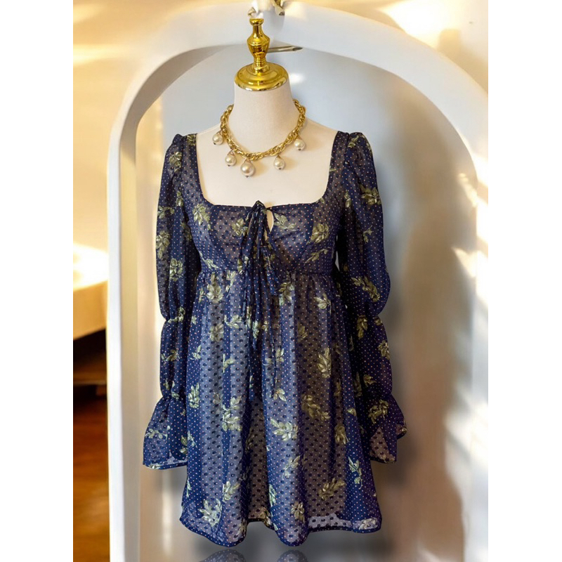 BLANCO MNLA • MARTHA EMPIRE CUT MINI DRESS | Shopee Philippines