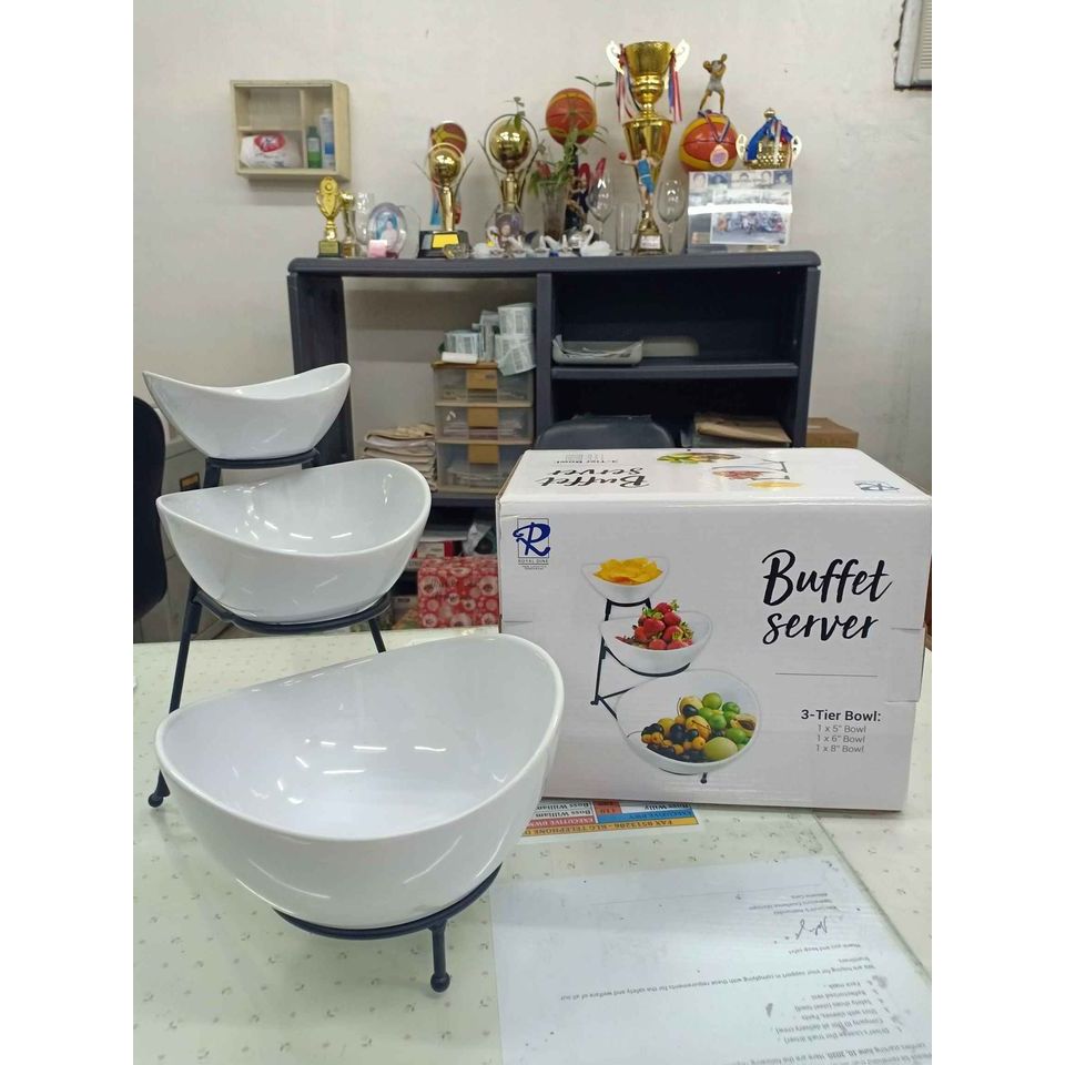 Royal Dine Buffet Server 3-tier for all occasions for parties different ...