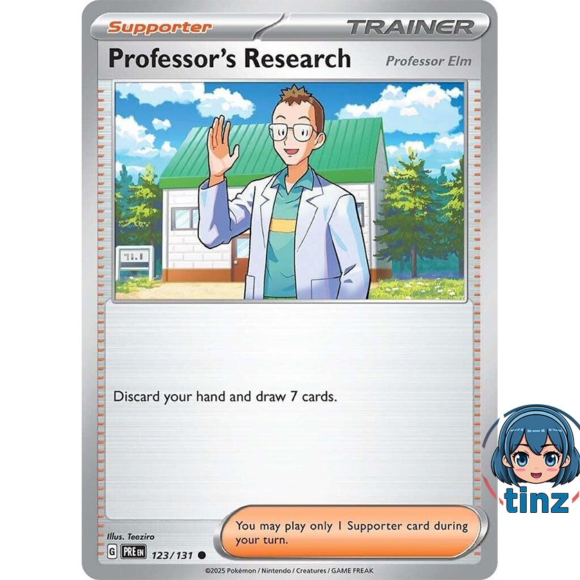 Professor's Research (Professor Elm) - 123/131 - Common Pokemon SV ...