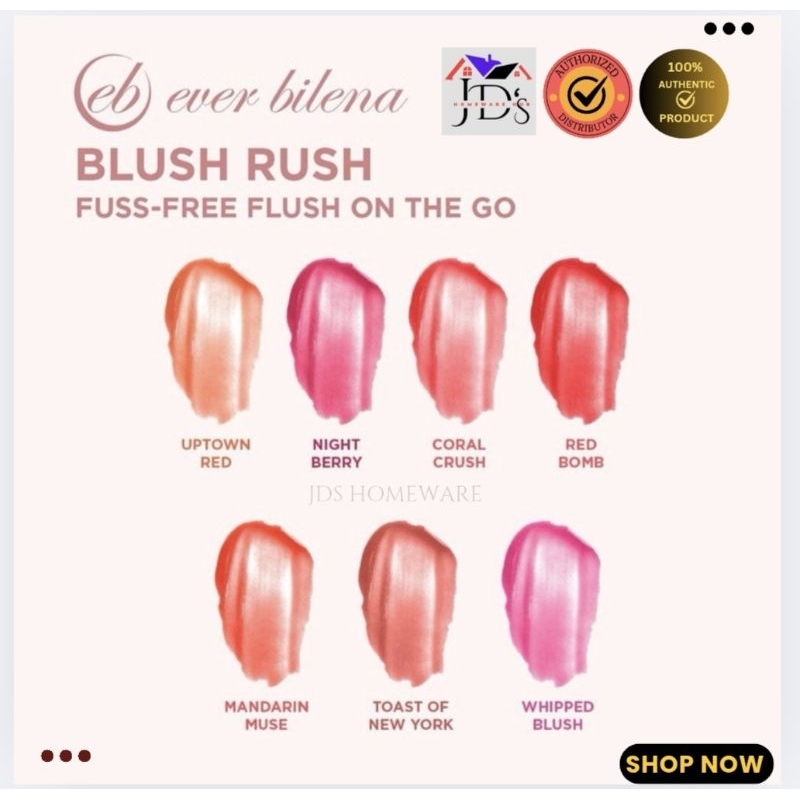 EVER BILENA BLUSH RUSH CHEEK ROLLER | Shopee Philippines