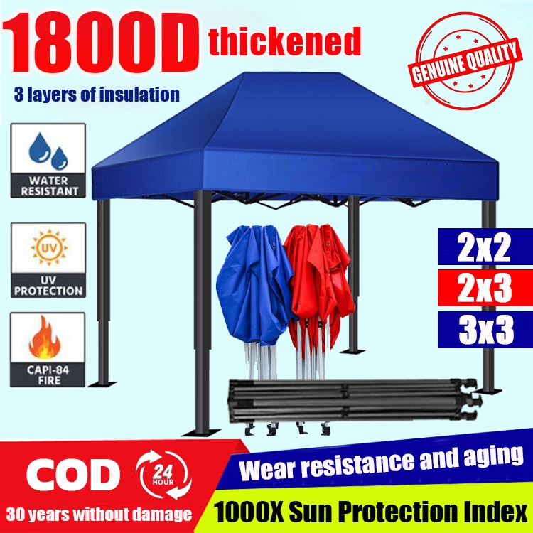 ⭐1800D Thickened⭐retractable tent 2x2 2x3 3x3 3x4.5 3x6M Waterproof car ...