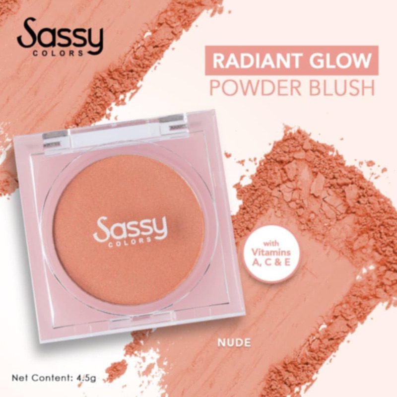 Sassy Colors Radiant Glow Powder Blush 4.5g | Shopee Philippines
