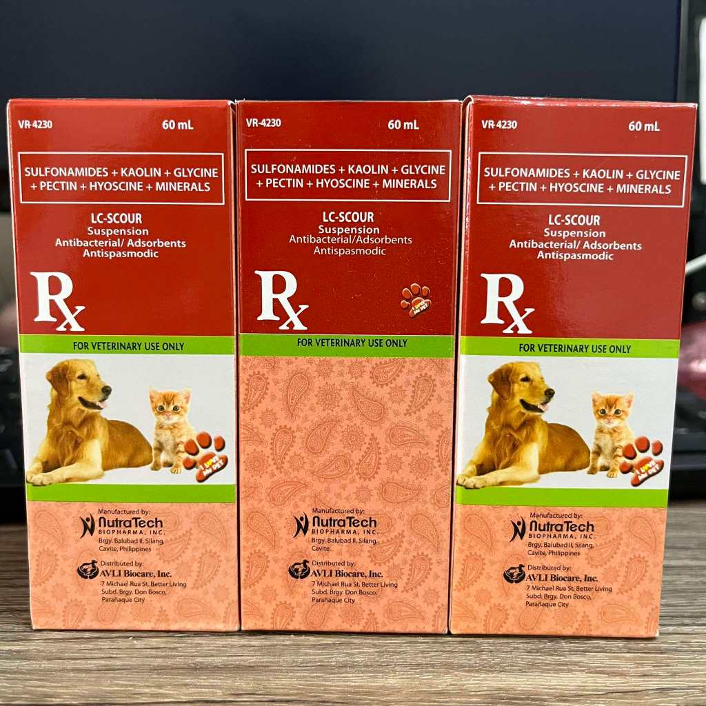 LC-Scour Anti Diarrhea Suspension for Dogs & Cats 60mL | Shopee Philippines