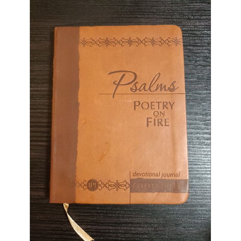 PSALMS POETRY ON FIRE: DEVOTIONAL JOURNAL (leathersoft) | Shopee ...