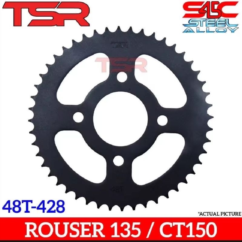 ROUSER 135, 51T,48T-428 REAR SPROCKET TSR | Shopee Philippines