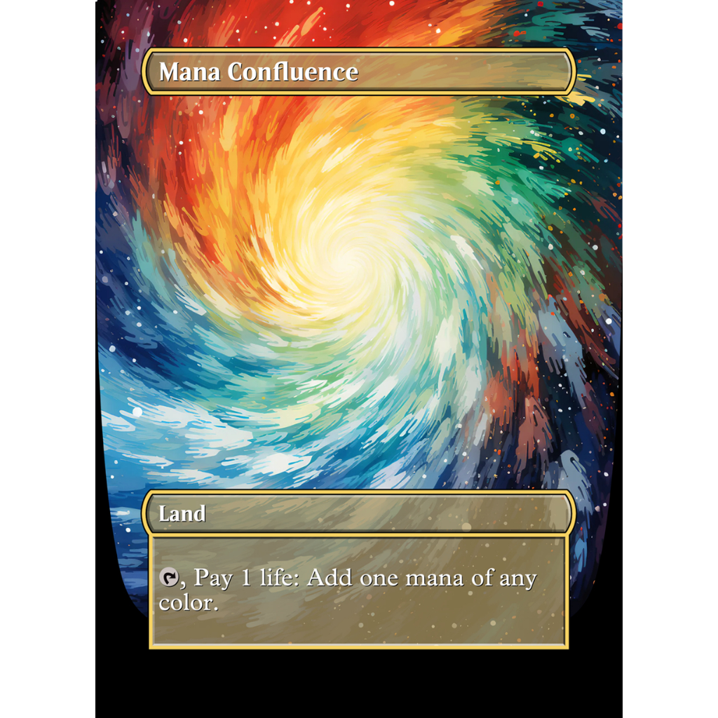 Custom Art Card - Mana Confluence (Watercolor) | Shopee Philippines