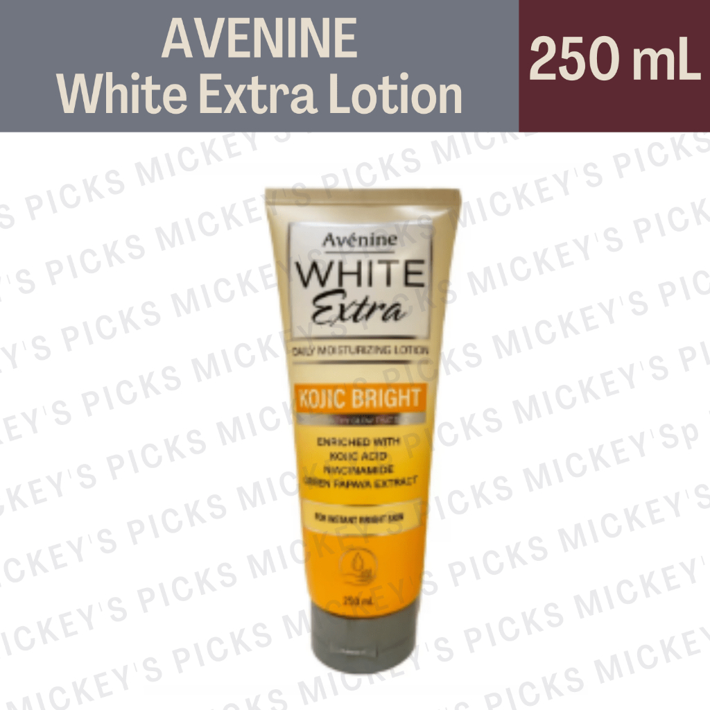 Avenine White Exta Kojic Bright Lotion 250mL | Shopee Philippines