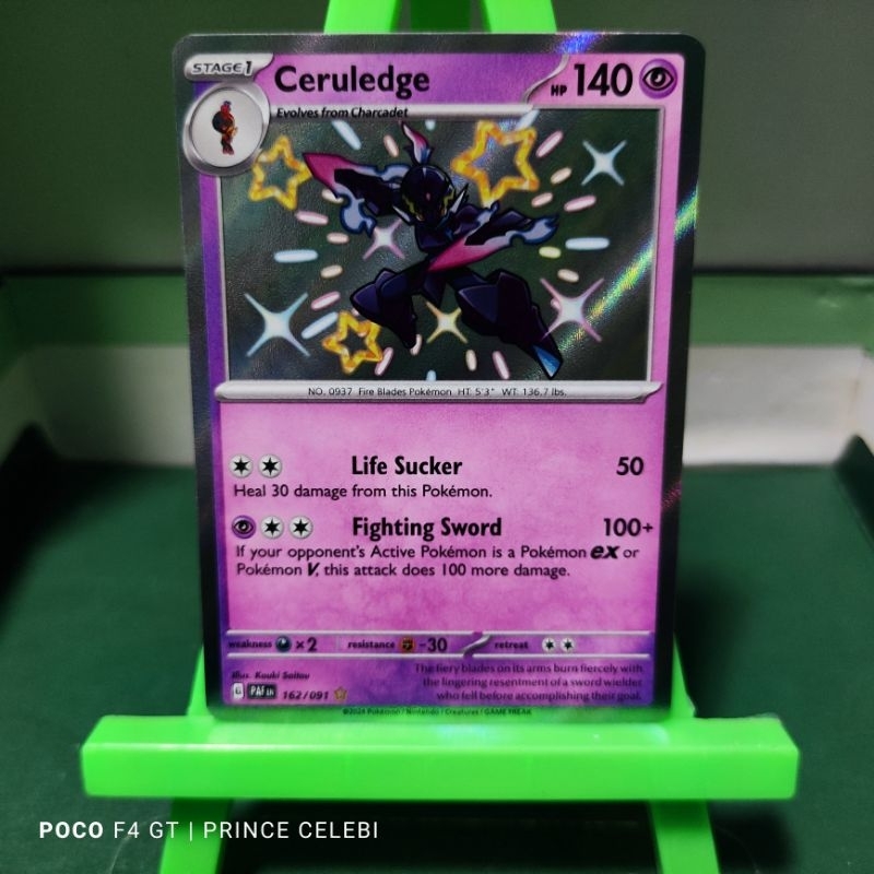 Pokemon TCG - Shiny Ceruledge | Shopee Philippines